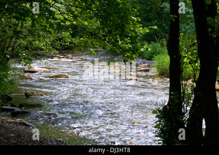 Nutscale water near Tarr Steps in North Devon Exmoor Nation Park ...