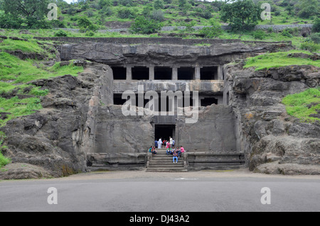 Cave 12 : Teen Tal (Three Storeyed), 6th – 7th century A.D. Ellora ...