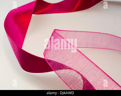 Bright Pink Ribbon Still Life Stock Photo - Alamy