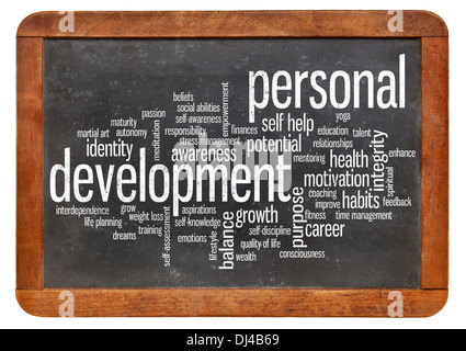 Personal development word cloud Stock Photo - Alamy