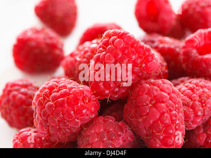 a close up shot of raspberries Stock Photo - Alamy