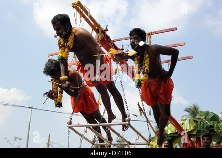 Kavadi Hindu devotees Paravai Vel Kavadi Stock Photo - Alamy
