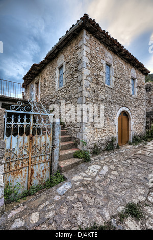 Stemnitsa is a mountain village in Arcadia, Peloponnese, Greece Stock ...