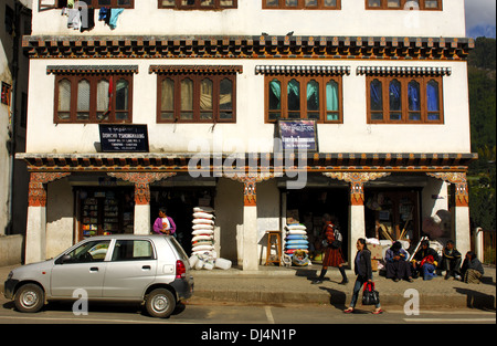 Apartment buildings, Thimphu, Bhutan Stock Photo - Alamy