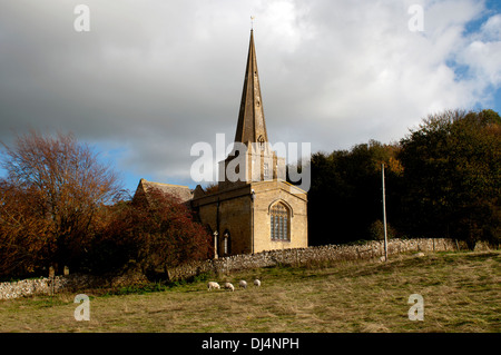 St. Nicholas Church, Saintbury, Gloucestershire, England, UK Stock ...