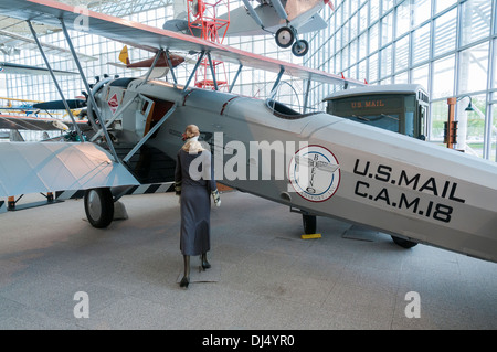 Boeing Model 40B Reproduction mail plane in the Great Gallery The ...