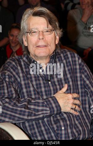 Hamburg, Germany. 21st November 2013. Writer Stephen King visits German ...