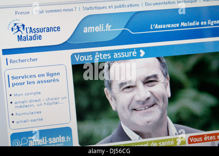 Website of Ameli, la sécurité sociale, french Social Security System ...