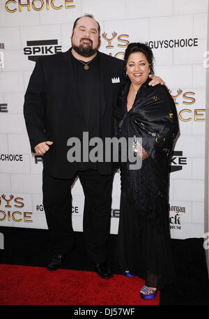 Ric Savage and wife Rita Savage Spike TV's 2012 "Guys Choice" held at ...