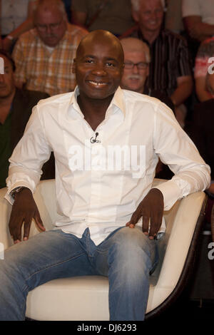 Dave Davis on German ZDF TV talkshow "Markus Lanz". Hamburg, Germany ...