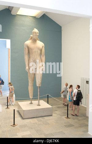 Giant Statue, Samos Archaeological Museum, Samos, Greece Stock Photo ...