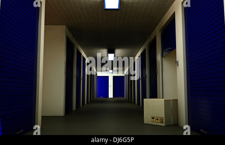 interior of a modern self storage Stock Photo - Alamy