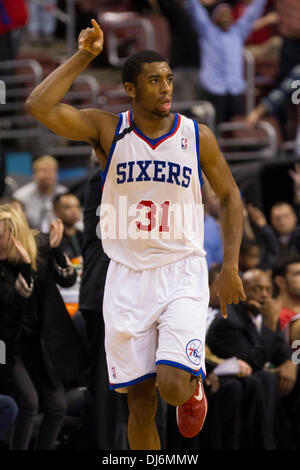 Philidelphia, PA, USA. 22nd Nov, 2013. Philadelphia 76ers center Daniel ...