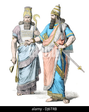 An Assyrian High Priest and King Stock Photo - Alamy