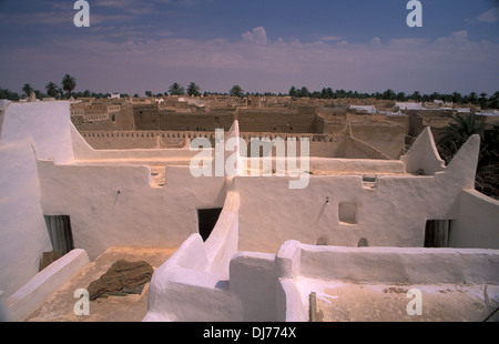 View from a Traditional Ghadames old town house roof Stock Photo - Alamy