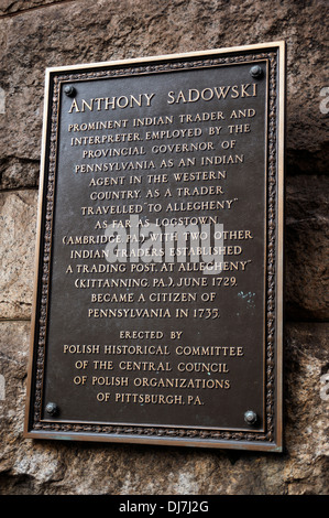 Anthony Sadowski plaque, Allegheny County Courthouse, Pittsburgh ...