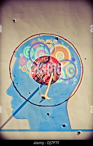 Archery Board, Shooting Targets, Human Brain Concept Stock Photo - Alamy