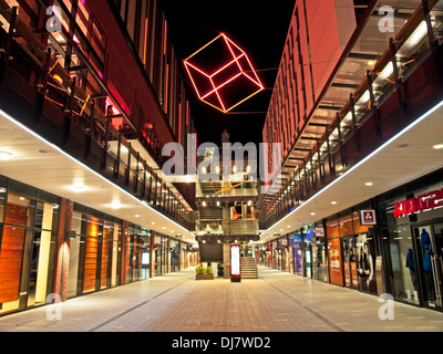 The London Designer Outlet at night, Wembley Park, London Borough of ...