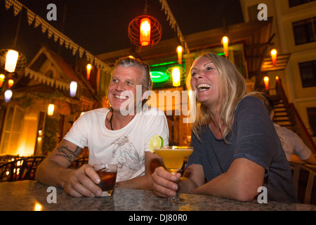 Nightlife in Vientiane, Laos Stock Photo - Alamy