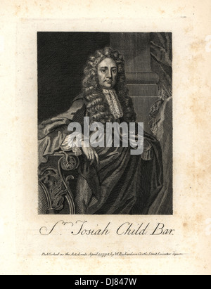Sir Josiah Child, died 1669 aged 69. From a scarce portrait by ...