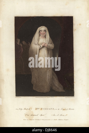 Mrs Siddons. British actress Sarah Siddons, 1755 – 1831. Portrait by ...