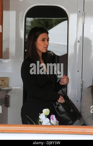 Kim Kardashian at a yacht at Cannes port during the 65th Cannes Film ...