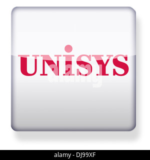 Unisys logo as an app icon. Clipping path included Stock Photo - Alamy