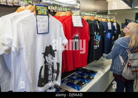Retail outlet in the Dr Who Experience exhibition, Cardiff, Wales, GB ...