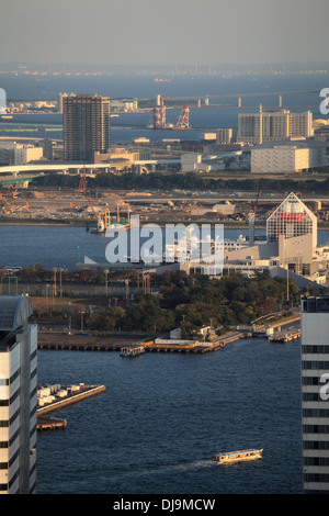 Japan Tokyo harbour aerial view Stock Photo: 4132068 - Alamy