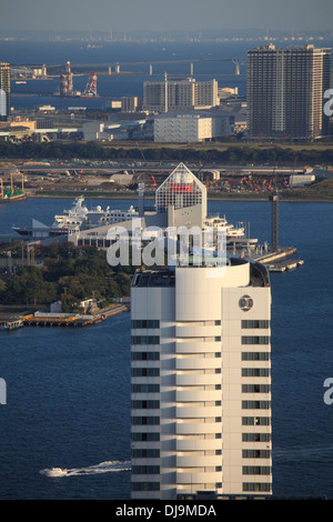 Japan Tokyo harbour aerial view Stock Photo: 4132068 - Alamy