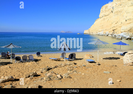 Red beach, Matala; Crete, Greece Stock Photo - Alamy
