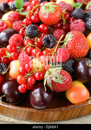 berry assortment - raspberries, blackberries, strawberries, blueberry ...
