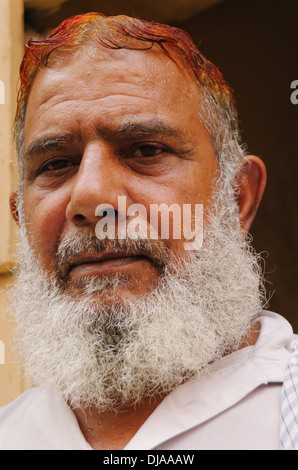 Islamic red beard man portrait, dhaka, bangladesh Stock Photo - Alamy