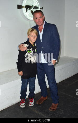 Sean Pertwee and son Alfred Pertwee 'AKA Peace' private view exhibition ...