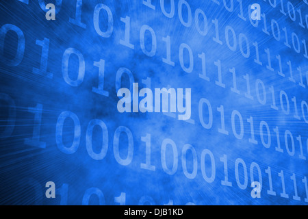 Shiny futuristic binary code Stock Photo - Alamy