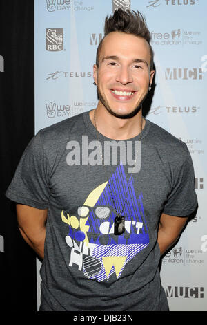 Shawn Desman 'WE Day' at The Air Canada Centre - press room. Toronto ...
