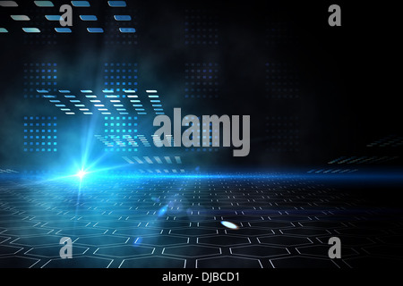 Technical background with squares Stock Photo - Alamy