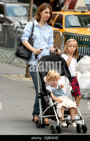 Sofia Coppola, Romy Mars and Cosima Mars Sofia Coppola walking in Soho ...
