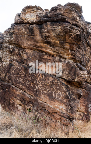 Petroglyphs, Purgatoire River, Picketwire Canyonlands, Comanche ...
