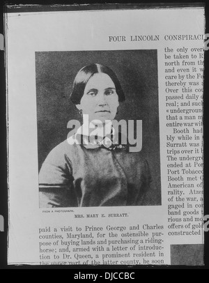 ABRAHAM LINCOLN Execution of Mary Surratt, Lewis Powell, David Herold ...