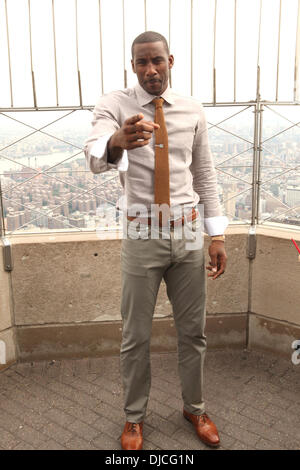 Amar'e Stoudemire promotes his new book ' STAT: Standing Tall and ...