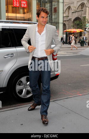 Roger Federer Lindt Premium Chocolate Party at the Lindt Fifth Avenue ...