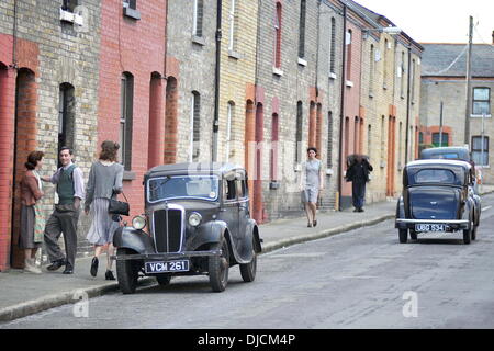 Foyles War filming - Dublin Stock Photo - Alamy