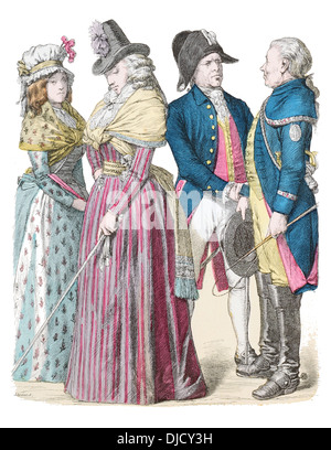 Traditional fashion, 18th century, Germany, Europe Stock Photo - Alamy