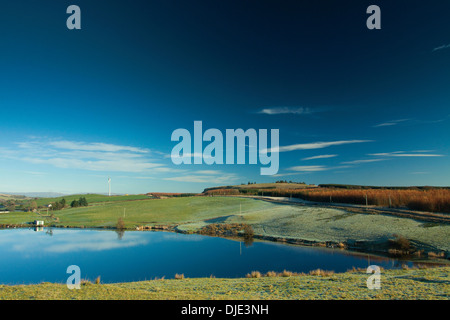 Neilston Pad from Commore Dam, Neilston, East Renfrewshire Stock Photo ...