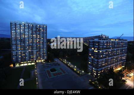 Skyscraper of Le Lignon near Geneva on Switzerland Stock Photo - Alamy