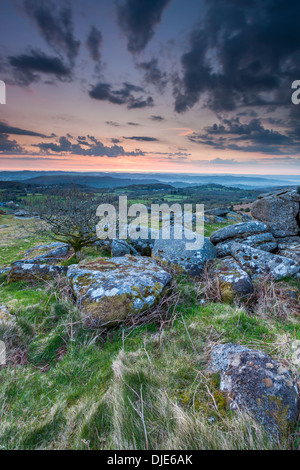 Hayne Down, Dartmoor National Park, Manaton, West Devon, England, UK ...