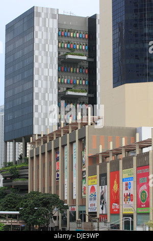 Modern building blocks, shopping center, Singapore Stock Photo - Alamy