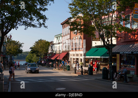 Downtown Bar Harbor, Maine Stock Photo - Alamy