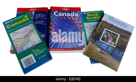 Maps and Guidebooks for Canada Stock Photo - Alamy